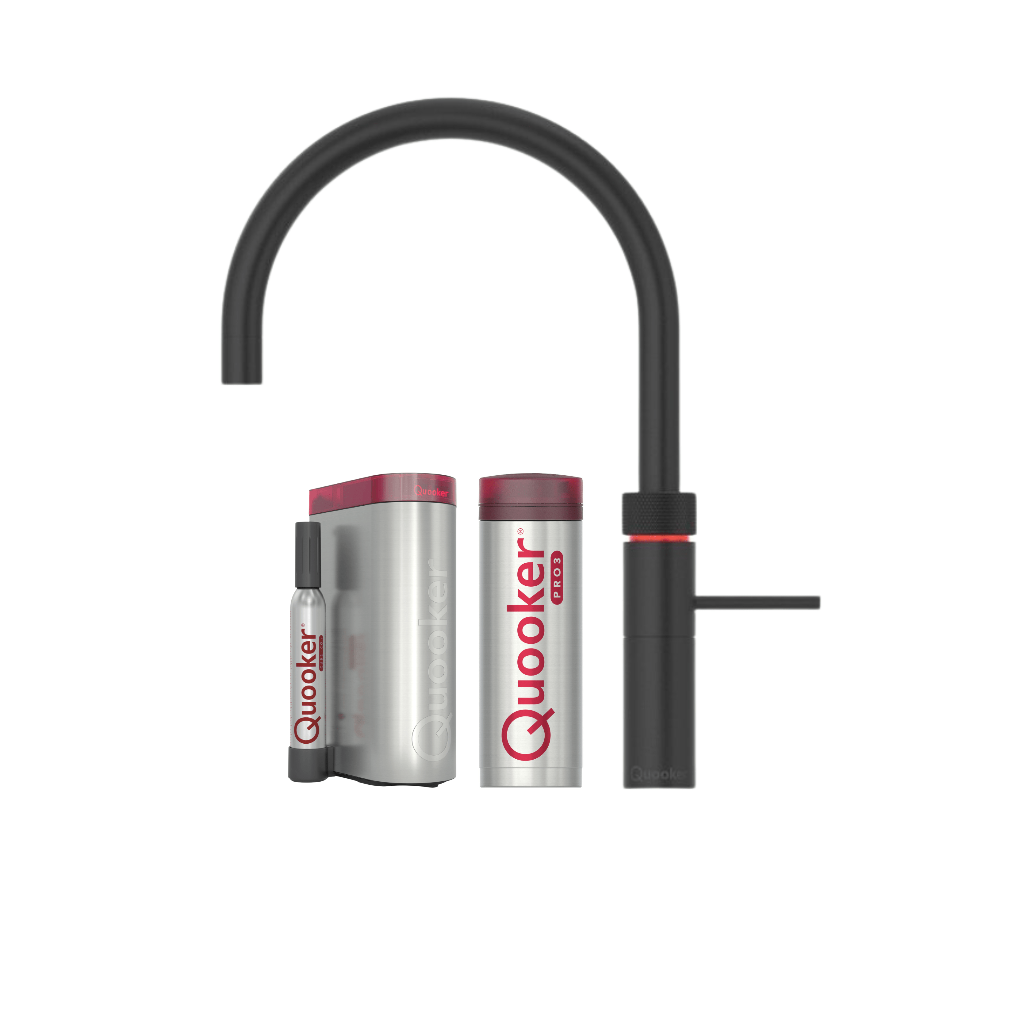 Quooker Fusion Round med Pro3 beholder & Cube - black – Bad&Design